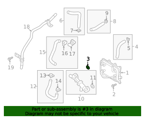 25625-C5000 - Trans Cooler O-Ring 2016-2020 Kia Sorento | Kia.Parts Store