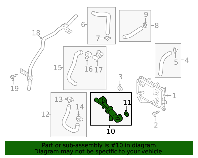 25630-D3000 - Water Valve 2017-2020 Kia Sorento | Kia.Parts Store