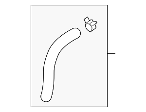 25422-F6500 - Automatic Transmission Oil Cooler Hose 2017-2020 Kia ...