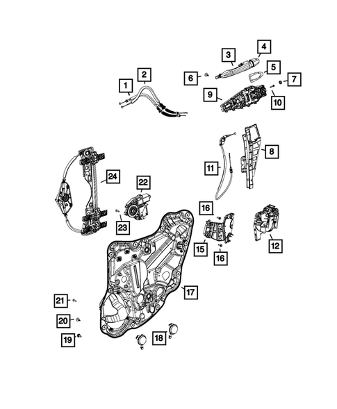 Rear Door for 2018 Jeep Compass | Mopar eStore