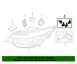 63117367757 - 2014-2021 BMW Mount Kit (63-11-7-367-757) | BMW of South ...