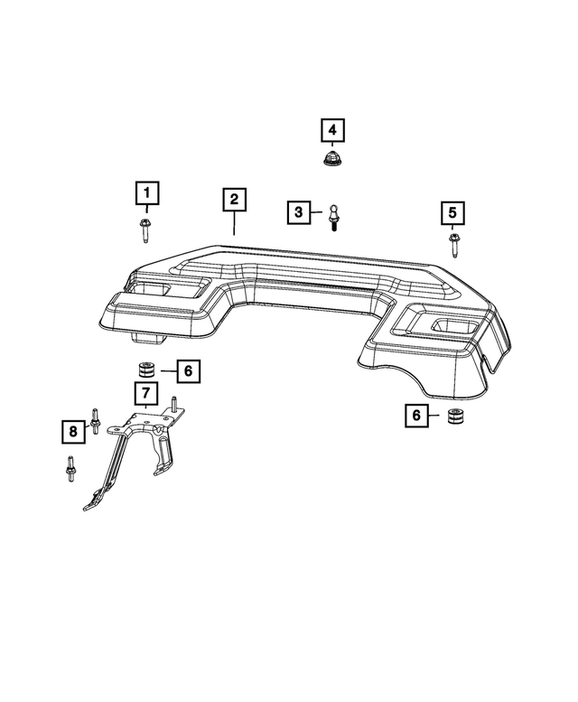 05281577AB - Engine Cover 2019-2022 Ram 1500 | AutoNation Parts