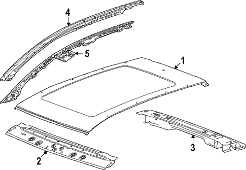 Roof & Components for 2025 Chevrolet Blazer EV | GMPartsDirect.com