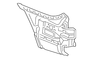51128076817 - 2020-2022 BMW Side Support (51-12-8-076-817) | BMW of ...