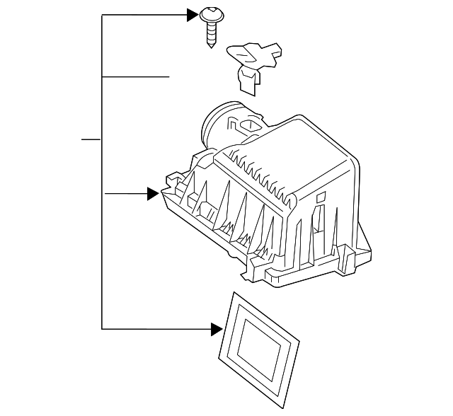 2019-2022 Toyota Corolla Air Cleaner Cover 17705-F2010 | Toyota Parts ...