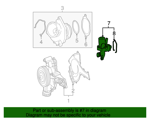 272-200-00-31 - HVAC Heater Control Valve 2006-2012 Mercedes-Benz ...