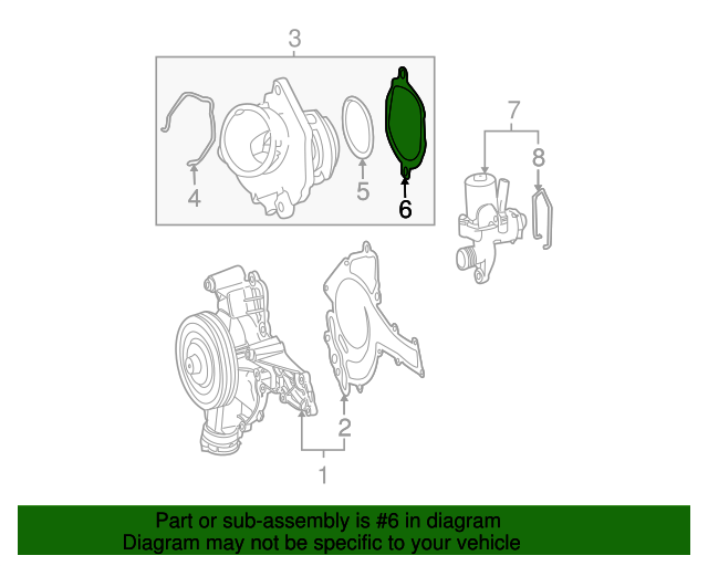 2005-2015 Mercedes-Benz Gasket 272-203-01-80 | MB Online Parts