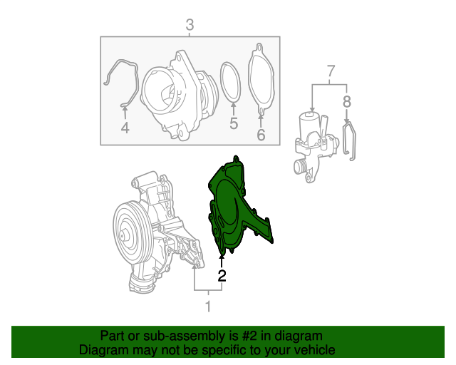 272-201-02-80 - Gasket 2005-2015 Mercedes-Benz | Mercedes-Benz USA Parts