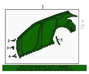 2019-2025 Chevrolet Blazer Body Passenger Side Outer Panel 84607020 GM ...