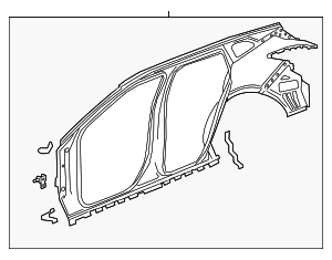 2019-2021 Chevrolet Blazer Uniside Panel - Driver's Side (LH) 84607019 ...
