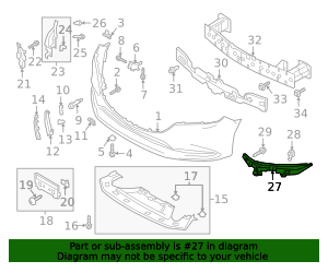 2018-2019 Mazda 6 Lower Bracket - Passenger Side (RH) GSH7-50-151 ...