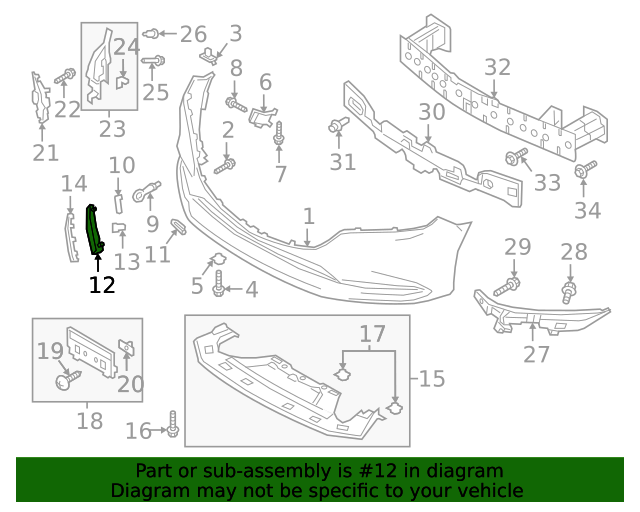 2018-2021 Mazda 6 End Cover GSH7-50-101 | QuirkParts