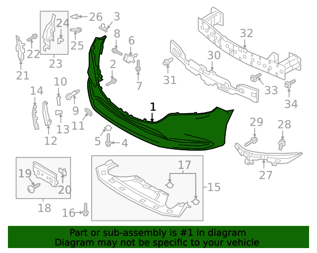 2018-2021 Mazda 6 Bumper Cover gsh750031bb | TascaParts.com