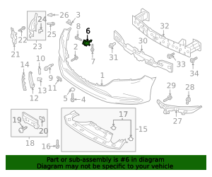 2014-2021 Mazda 6 Retaining Bracket GHP9-50-0T1B | Mazda-Parts