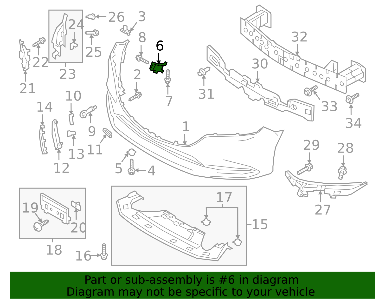 GHP9-50-0T1B - Retaining Bracket - 2014-2021 Mazda 6 | Mazda Swag