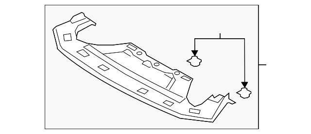 GRF2-50-0S0A | 2018-2021 Mazda 6 Lower Deflector | Palladino Mazda Parts