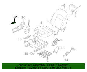 87418-6CA0A - Recline Knob 2019-2024 Nissan Altima | Nissan Parts ...
