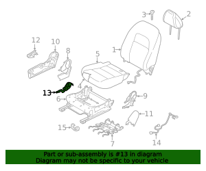87647-6CA0A - Adjust Lever - 2019-2025 Nissan | Nissan OEM Parts Direct