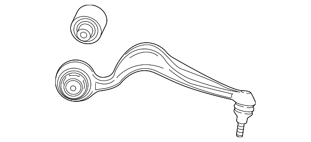 222-330-54-02 - Lateral Arm 2014-2021 Mercedes-Benz S 63 AMG ...