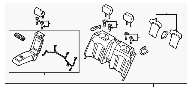2015-2017 Hyundai Seat Back Assembly 89305-B1000-PPR | Hyundai ...
