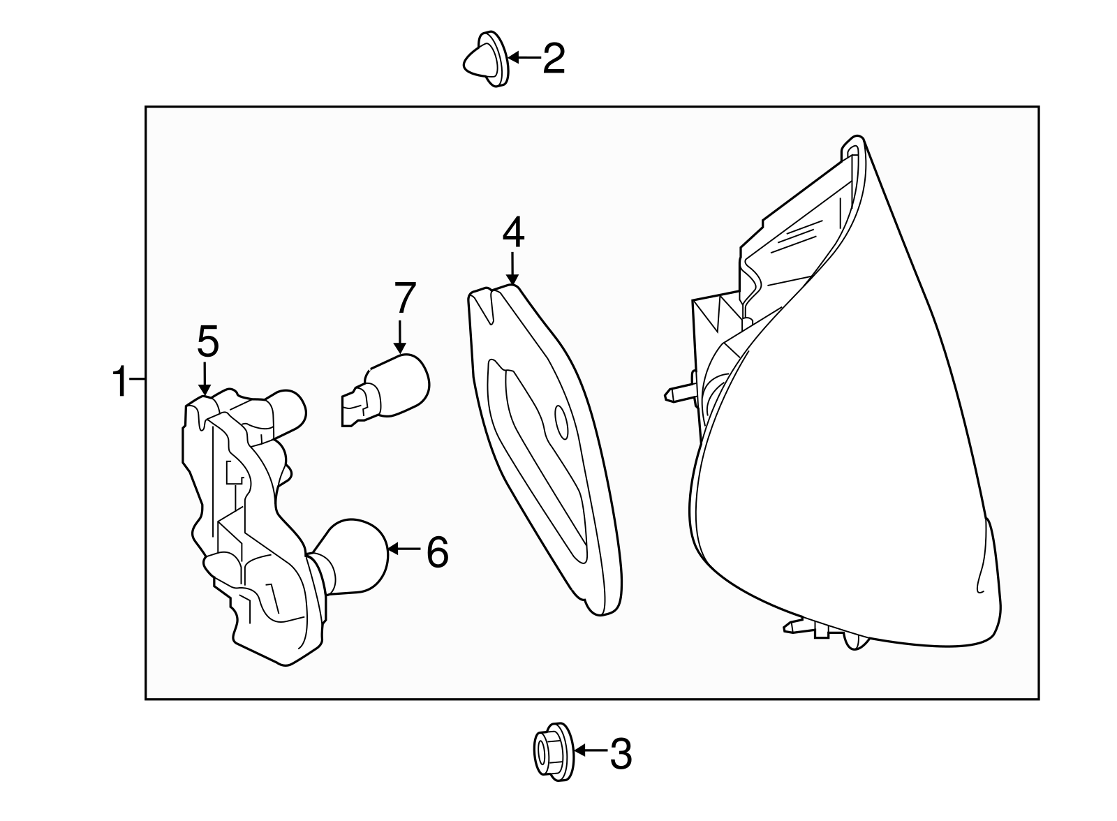 205-906-21-02-64 - Rear Lamp Combination 2008-2018 Mercedes-Benz ...