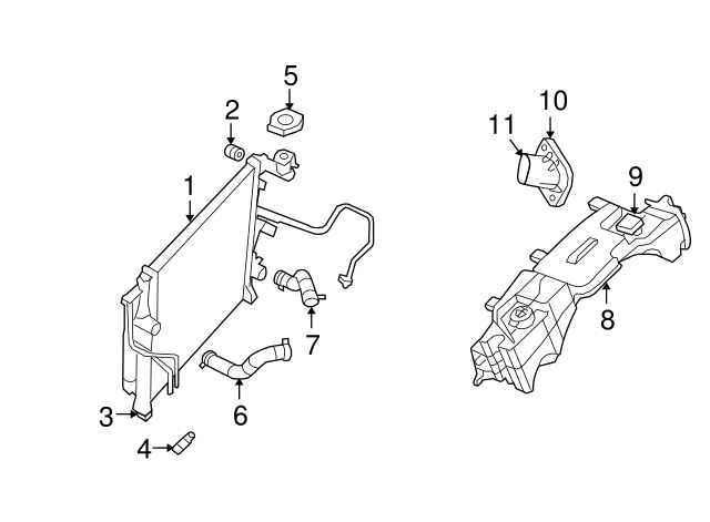 Upper Hose - Mopar (55037947AE) | TascaParts.com