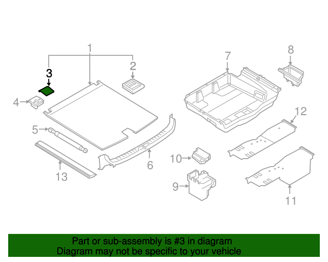 51477415424 - 2015-2019 BMW X6 Hinge (51-47-7-415-424) | BMW of South ...