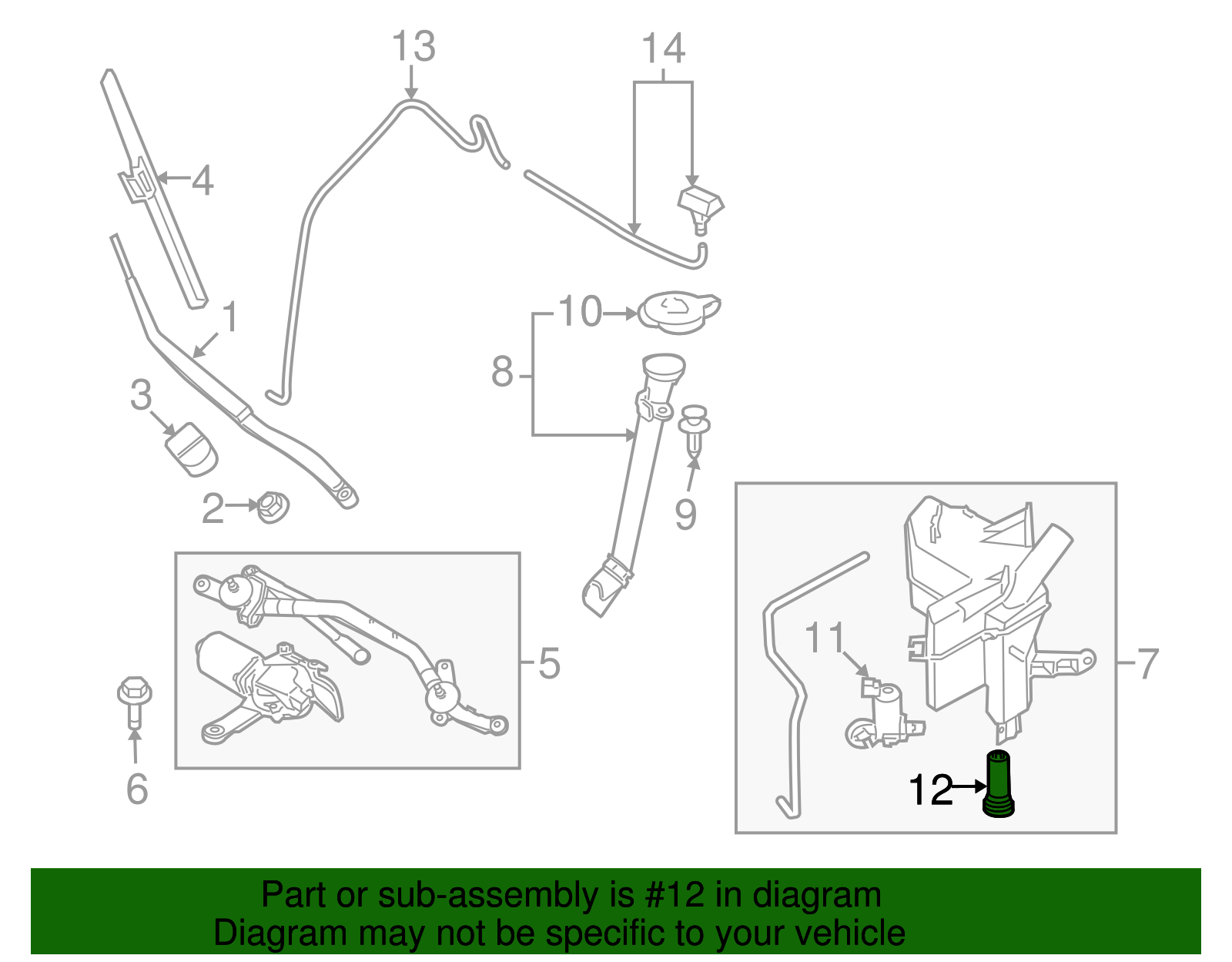28911-5AA0A - Level Sensor - 2015-2020 Nissan | World OEM Parts Nissan
