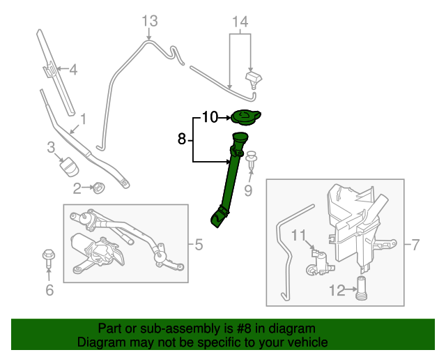 28915-5AA0A - Inlet Tube 2015-2024 Nissan Murano | Nissan Parts ...