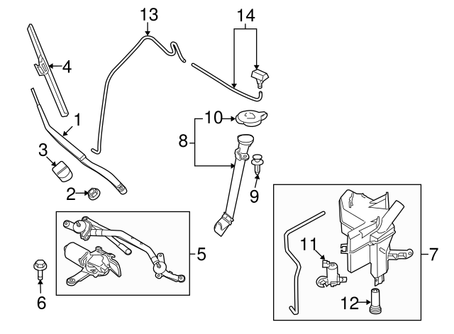 28910-9UF0A - Washer Reservoir 2019-2024 Nissan Murano | Nissan Parts ...