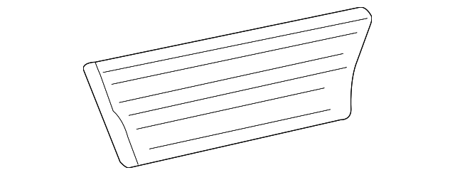 Genuine OEM Ford Part - Body Side Molding 7L1Z-4025556-BA | Genuine OEM ...