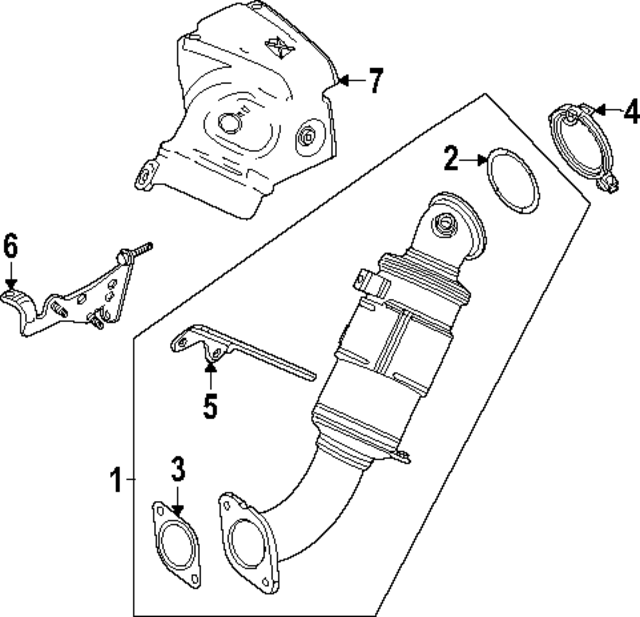 2023-2024 GM Converter & Pipe 12729058 GM | GMPartsDirect.com