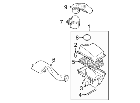 Air Intake for 2006 Volvo XC90 | TascaParts.com