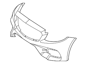 Genuine OEM Bumper Cover | 213-885-98-06-9999 | Fits Select 2021-2023 ...