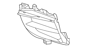 213-885-89-04 - Bumper Cover Spacer Panel 2021-2023 Mercedes-Benz ...