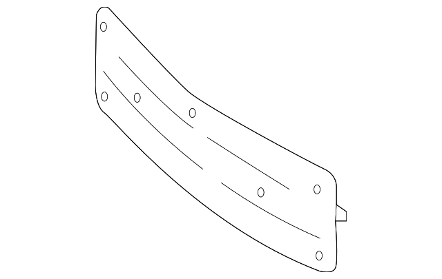 213-885-70-04 - License Bracket 2021-2023 Mercedes-Benz | Mercedes-Benz ...