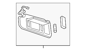 2016-2020 Cadillac Sun Visor 23107375 | GMPartsDirect.com