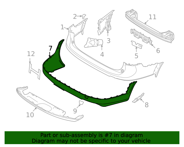 2021 Volvo V90 Cross Country Lower Cover 31455306 | TascaParts.com
