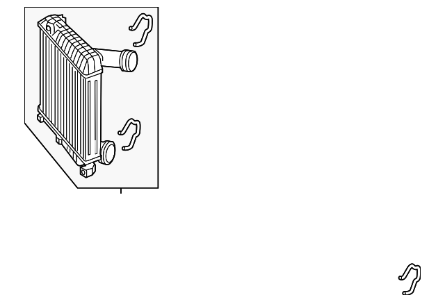 2009-2015 Audi Q7 Inter-Cooler 7P0-145-804-D | Audi USA Parts