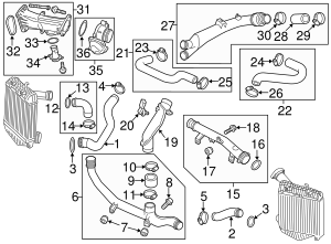 WHT-001-018-A - Upper Pipe Seal - 2013-2016 Volkswagen Touareg | Order ...