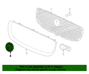 2008-2013 Jaguar Ornament C2Z31124 | JaguarParts.com