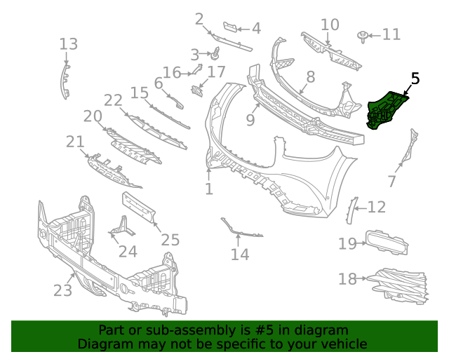 2020-2023 Mercedes-Benz Side Mount 167-885-02-06 | MB OEM Parts