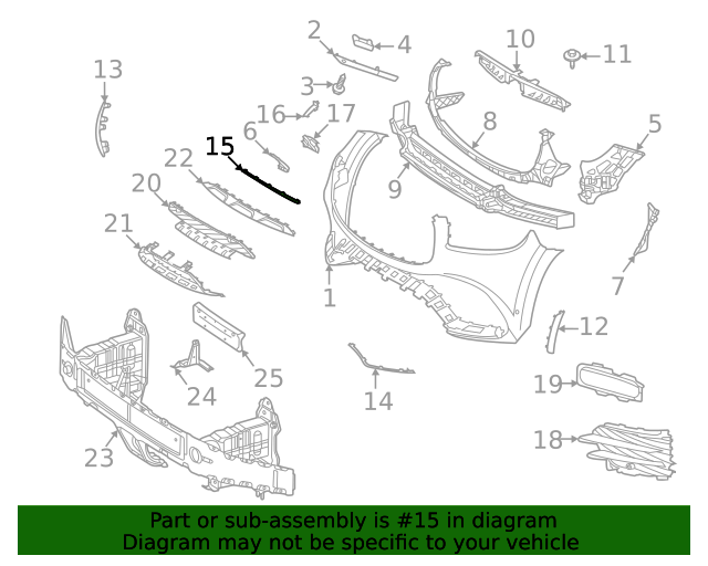 167-885-14-06 - Center Molding 2020-2023 Mercedes-Benz | Mercedes-Benz ...
