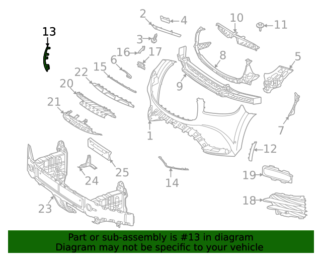 167-885-19-06 - Filler Trim 2020-2023 Mercedes-Benz | Mercedes-Benz USA Parts