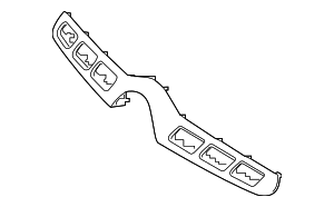 156-888-06-00-9040 - Upper Molding 2018-2020 Mercedes-Benz | Mercedes ...