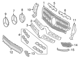 156-880-91-01 - Trim Bezel 2018-2020 Mercedes-Benz | Mercedes-Benz USA ...