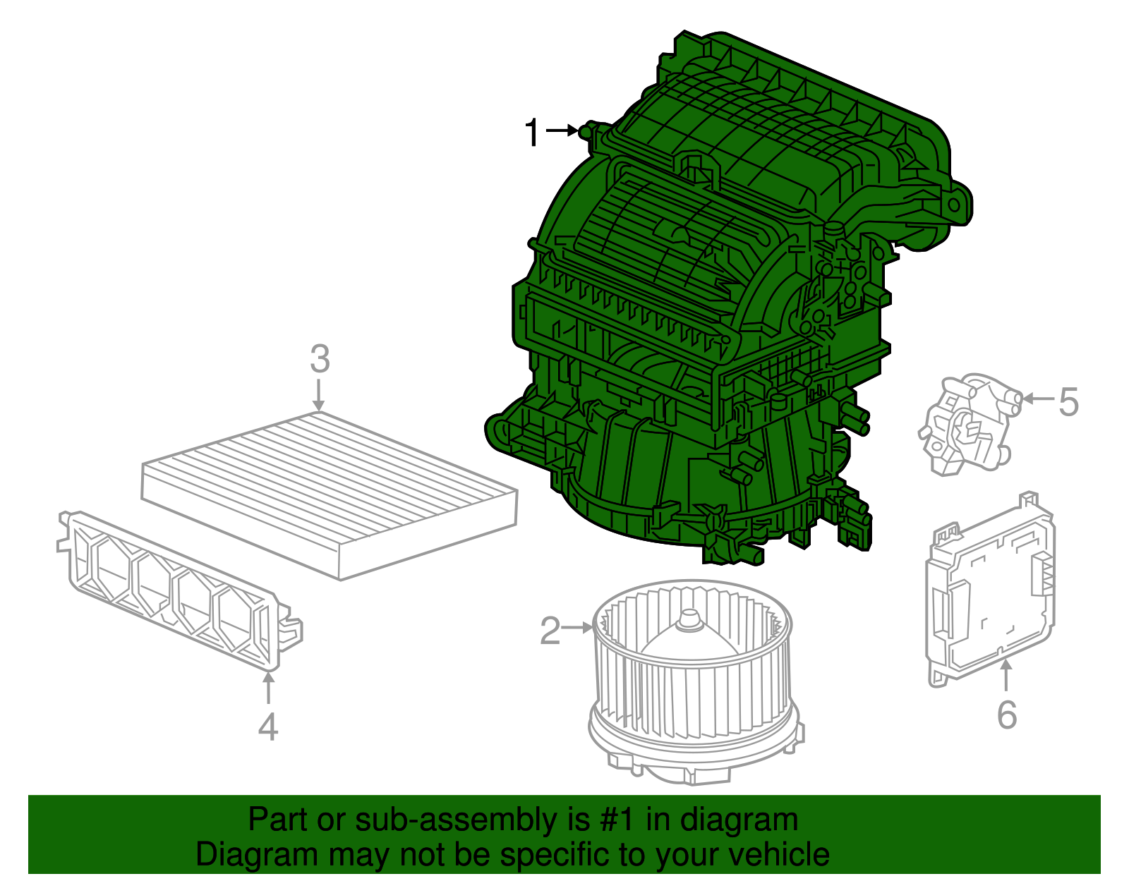 06790-TPG-A50 - Blower Case 2020-2022 Honda CR-V | Honda Parts Online