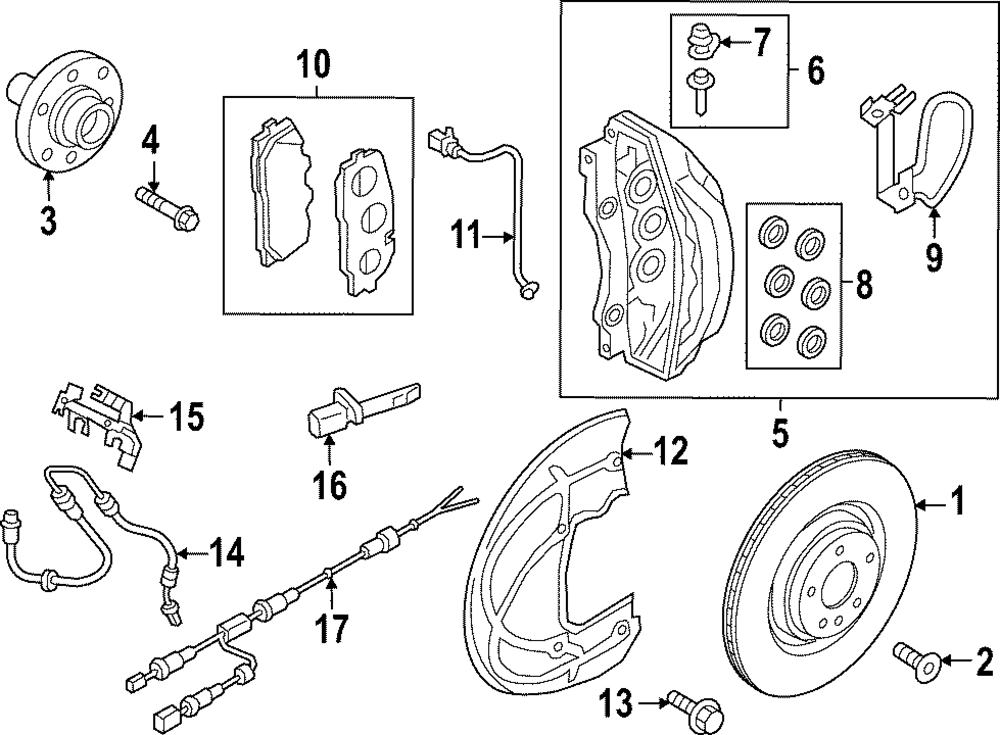 2022-2024 Audi RS3 Rotor 83A-615-302-D | Retail Performance Auto Parts