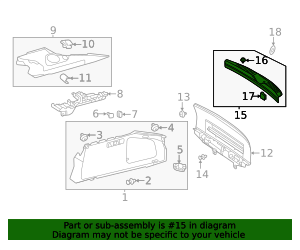 290-690-76-00-9051 - Trunk Trim Scuff Plate 2019-2023 Mercedes-Benz ...