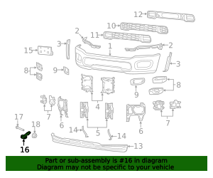Tow Hook 68360942AC | TascaParts.com